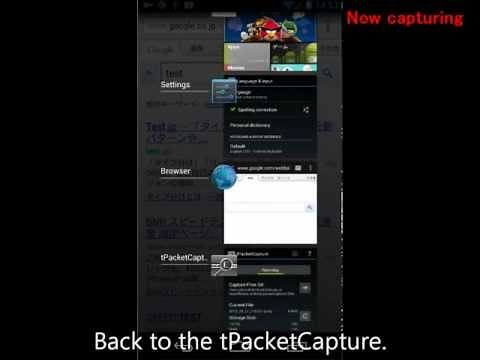 How to use tPacketCapture (for Android 4.0)