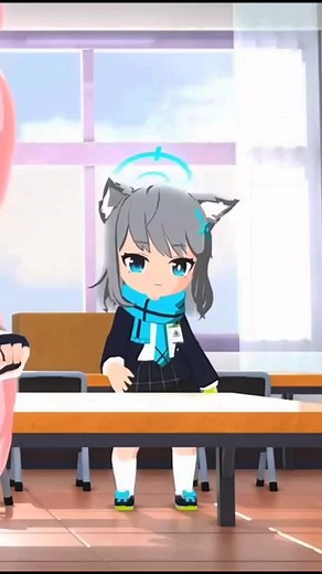 Shiroko Oddloop Dance and Jumping GIF - Blue Archive Anime TikTok