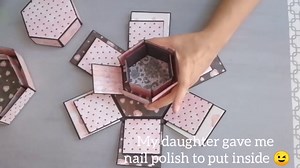 Watch Scrapbook Template - Hexagon Explosion Box on Amazon Live