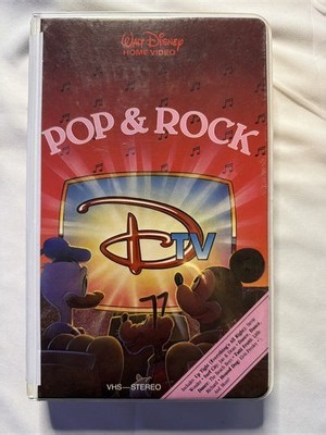 Pop & Rock VHS 1984 Walt Disney Home Video Tape DTV 80s Music Vintage Clamshell | eBay