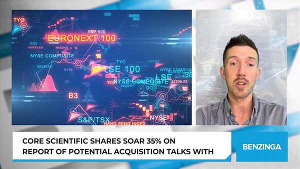 Core Scientific Shares Soar 35% on Report of Potential Acquisition Talks with CoreWeave