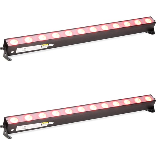 ADJ UBL12H 240-watt RGBAL UV HEX LED Light Bar Wash Pair