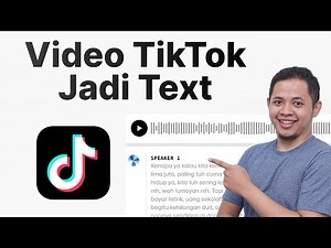 Cara Convert Video TikTok Jadi Teks Otomatis
