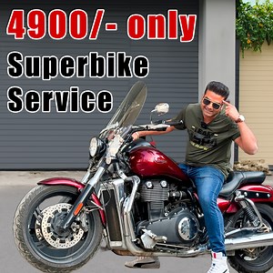 31K views · 607 reactions | Do You Service Your SuperBike or Cruiser Motorcycle at Your Home? You Should Save Your Money #superbike #service #machine #mechanic #oil #engine | King Indian | Facebook