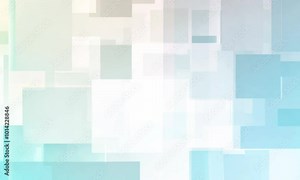 Abstract Geometric Background: A captivating abstract backdrop featuring a symphony of layered, translucent squares in calming hues of blue and white. Perfect for minimalist designs, presentations. Stock Video