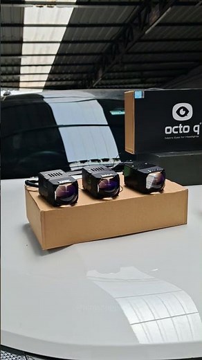 Kia Seltos Headlight upgrade, 6 Led Projector Setup, FE RETROFIT OCTOQ PROJECTORS