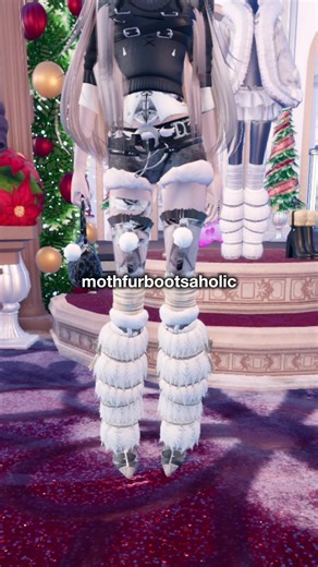 GUYS I CANT STOP USING THE FUR MOTH SET BOOTS IN DRESS TO IMPRESS NEW WINTER UPDATE… #dresstoimpress #dti #dtiupdate #dticodes #roblox @Dress To Impress