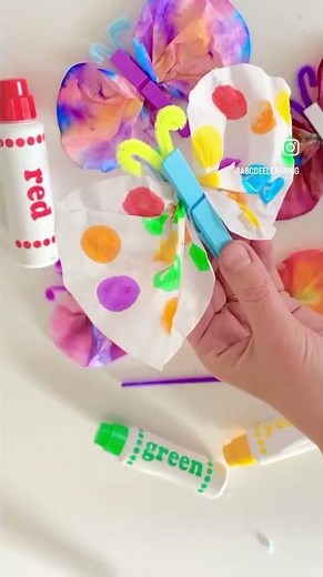 Coffee Filter Butterfly Craft