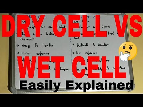Wet Cell vs Dry Cell|Difference between wet cell and dry cell|Wet Cell and Dry Cell Difference