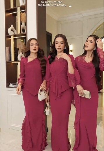 Stylish Fuchsia Raya Outfits for Your 2025 Celebrations
