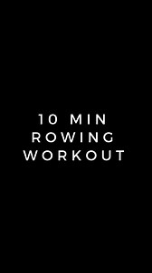 Short on time but want an efficient workout? Try this rowing workout...