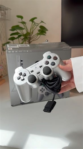 u on Instagram: "⁺‧✮˚₊‧✩°⋆ The silver PS2 slim is one of the most beautiful consoles out there fr 🥹🤍 I’ve always wanted the slim despite what people say about it 🤭 excited to get some of my fav games to play on it ! Did you grow up with the PS2? :) . . #PS2 #Playstation #playstation2 #aesthetic #gaming #gamer #retro #retrogaming #nostalgia #y2k #fyp"