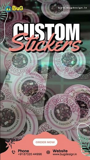 🌀 Custom Round Stickers – Perfect for Every Need!