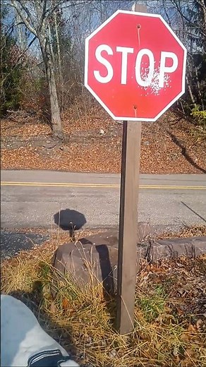 street signs for target practice