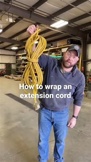 Is this the best way to wrap an extension cord?