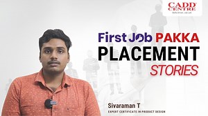 Final year mechanical engineering student lands a dream MNC job as a Design Engineer through CADD Centre's Autocad and Solidworks training and its First Job Pakka Fair. | CADD Centre Training Services | Facebook