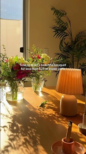 How to build exotic bouquets under $25 using flowers from Trader Joe’s 💐🩷