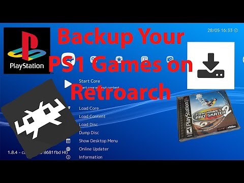 How to Backup PS1 Games to Your PC Using Retroarch!