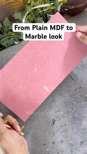 Turn Simple MDF into Marble Magic | Easy Faux Marble DIY |diy creative ideas #fauxmarble #marble