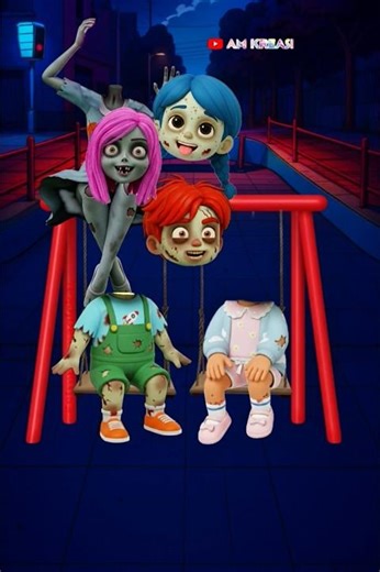 Zombie Mom Shows Off Her Dance Skills! 😂💃🧟‍♀️ #animation #cartoon #funny #shorts