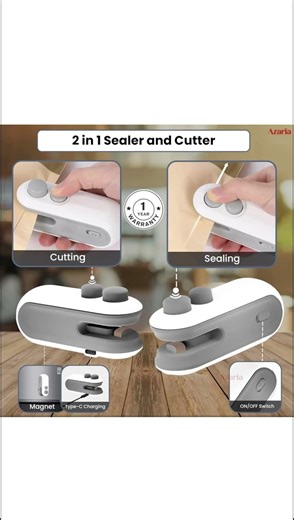 Mini Bag Sealer Machine | USB Packet Sealer for Snacks Fresh #Shorts #MiniBagSealer
