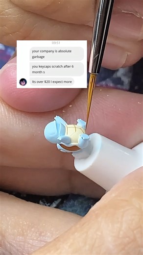 How do you clean your keycaps? #keycaps #resinkeycaps #artisankeycaps #smallbusiness #customerstory