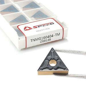 [Hot Item] Speed Triangle Shape Turning Tool Tnmg1604-Ma 2204-TM 331/332/333/432 Double Coating CNC Lathe Inserts