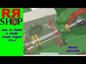 P3-4 How to Model the Cylinder Piston Rod Gland of a Model Steam Engine From the Ground UP