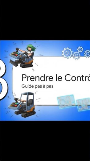 Comment manœuvrer une mini pelle - Les commandes