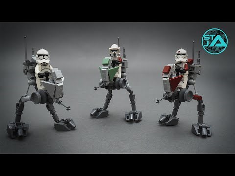 How to build a minifig scale AT-RT | LEGO Star Wars Instructions