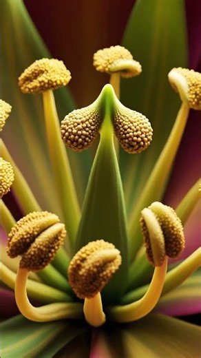 3D video close Near To the Androecium