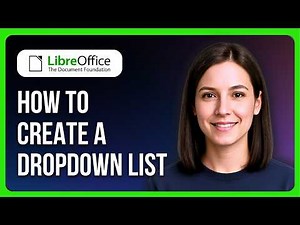 How to Create a Dropdown List in LibreOffice Calc