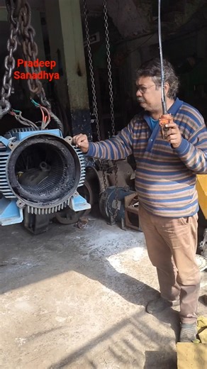 50 Hp 985 RPM ABB Make Induction Motor Unloading #Short #youtubeshorts #Viral #Video #Pradeep
