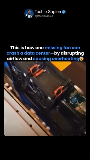 One Missing Fan Can Crash an Entire Data Center 🤯🖥️