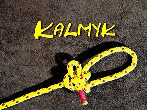Kalmyk Loop Knot - How to Tie the Kalmyk Loop - ☠ Beware of Danger When Tightening ☠