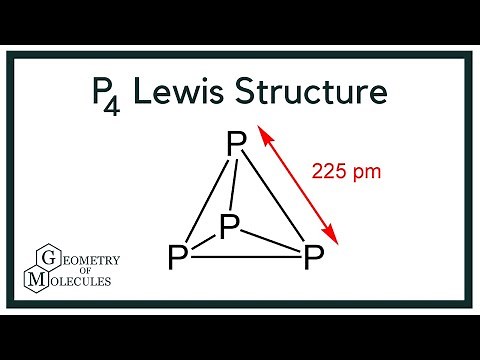 P4 Lewis Structure (Tetraphosphorus)