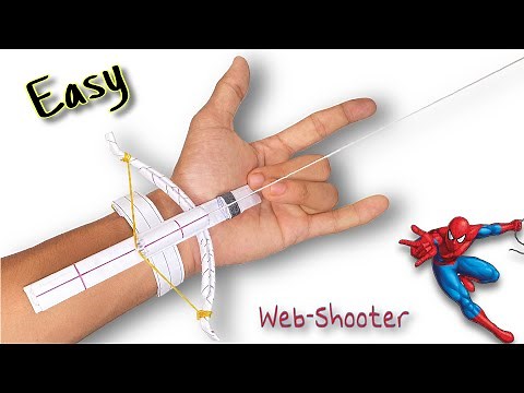 How to make Spider-Man web shooter | How to make powerful web shooter with paper | paper craft