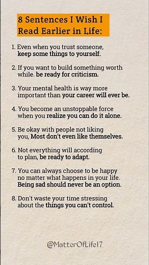 8 Life Lessons You Must Learn Early 💭✨ | Hard Truths You Can't Ignore #LifeLessons #Motivation