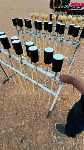 INSANE ROCKET VOLLEY AT MOAPA 😳 #fireworks #pyro #trending #rocket