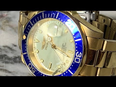 Invicta Pro Diver Battery Change and Setting Time Date - Wristwatch Wednesday