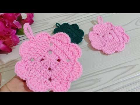 Crochet Heart Coaster Tutorial | Easy Step-by-Step Guide