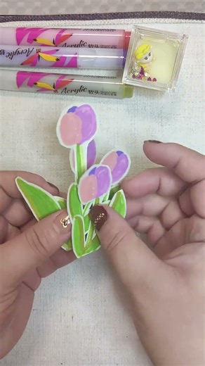 DIY Tulip Bookmark: Easy & Pretty Spring Paper Craft! 🌷