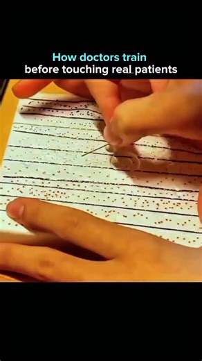 Science world 🌍 on Instagram: "Medical students train IV insertion and blood draw techniques using high-density foam simulation blocks. These tools mimic tissue resistance and vein placement, allowing repeated practice in a controlled setting. The goal is precision. Needle angle, hand stability, depth control. All trained before contact with real patients. Why it matters. Simulation-based training reduces errors, improves confidence, and raises the standard of care long before clinical exposure