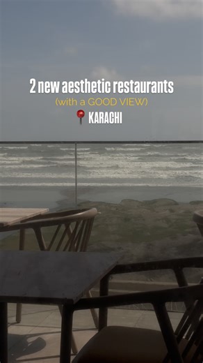 AYESHA | 2 new restaurants in Karachi with a good view. Although food was pretty average. . . . . food, aesthetic, view, sea, viral, trending,... | Instagram