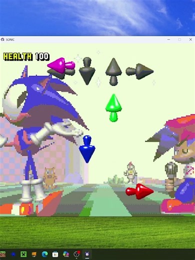 This mod is actually insane, I know I said I don't post fnf anymore but holy hell FAKE BLOOD TIKTOK! Also I guess a look at my pc screen lol (dont mind the lag spike) #rewrite #sonic #rewritesonic