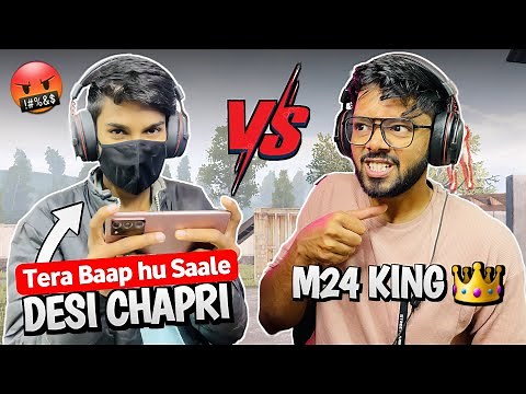 DESI CHAPRI SNIPER vs M24 KING 👑 | Android Gamer - BGMI
