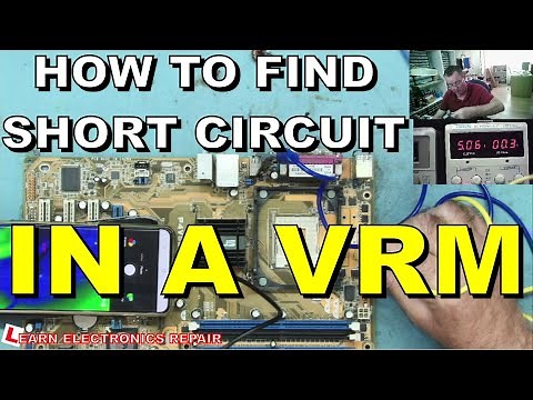 How to find a Short Circuit in VRM - A Real Life Example for any Motherboard or GPU