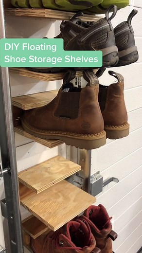 DIY Floating Shoe Storage: How to Make Shoe Shelves from Scrap Wood