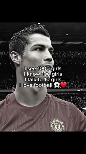 Forget Girls, I Live Football