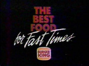 1987 Burger King Burger Bundles "Think small" TV Commercial